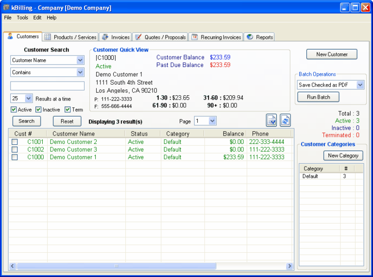 kBilling - Easy Invoice Billing Software for Windows
